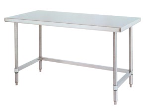 HD Super Work Tables in Stainless by Metro Shelving 800-400-7500