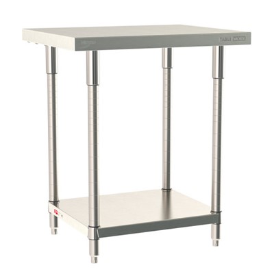 Metro Tableworx Stationary Tables with Solid Bottom Shelf (Type 316 ...