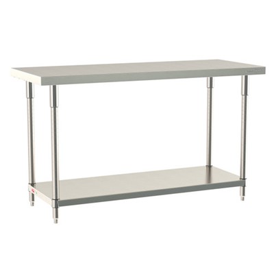 Metro Tableworx Stationary Tables with Solid Bottom Shelf (Type 316 ...