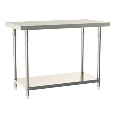 Metro Tableworx Stationary Tables with Solid Bottom Shelf (Type 316 ...