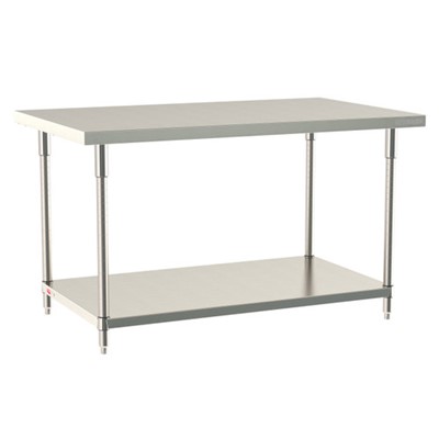 Metro Tableworx Stationary Tables with Solid Bottom Shelf (Type 316 ...